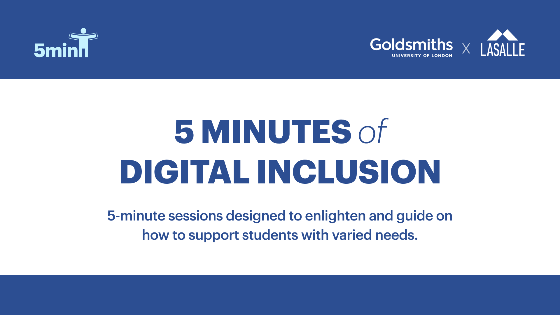 Day 3 - Autism Spectrum Disorder - 5 minutes of Digital Inclusion
